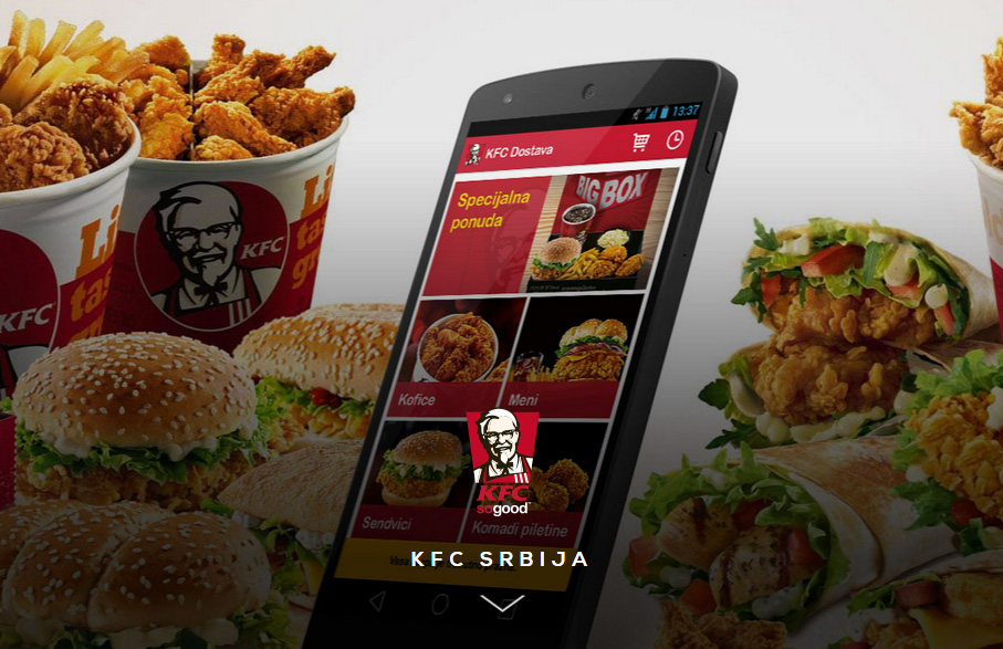 "KFC" Android UI/UX design by Unknown Artist | ArtConnect